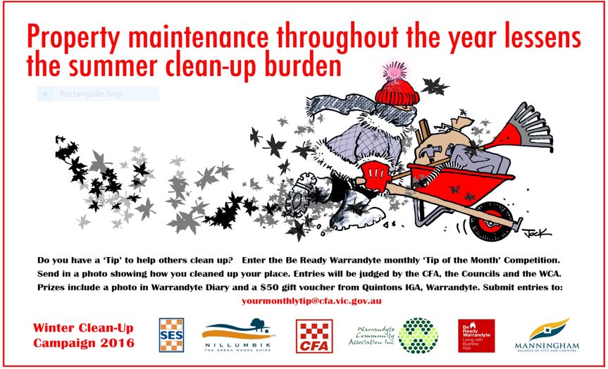 Winter Clean Up Campaign! - Warrandyte Community Association